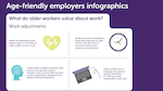 Age-friendly employers infographics | Centre for Ageing Better
